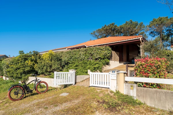 Villa Chardons Bleus  Zonnige Vakantie In Capbreton, Strand Op Loopafstand & Familievriendelijk - Labenne