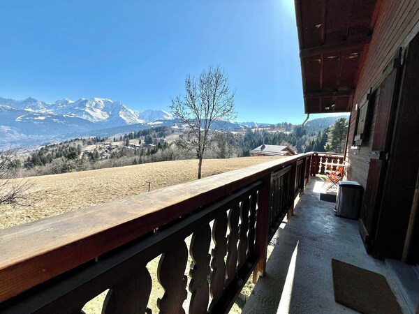 Beau T3 Avec Jardin - Vue Sur Mont Blanc - Combloux
