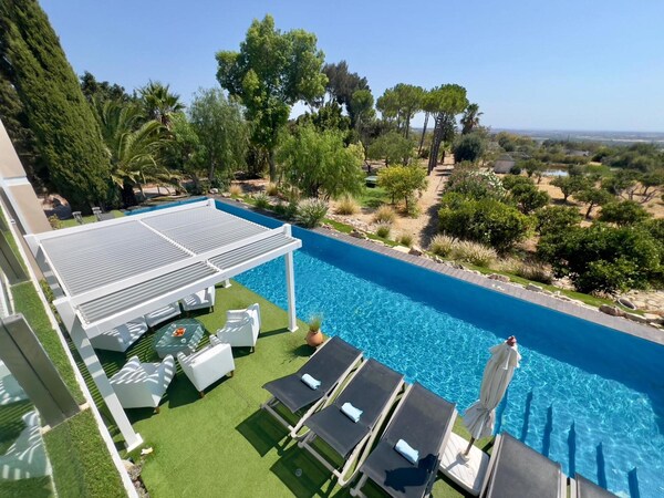 Villa 'Casa Do Lago' Con Vistas Al Mar, Wi-fi Y Aire Acondicionado - Faro