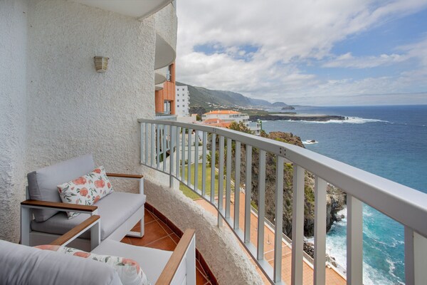 Apartamento De Vacaciones 'Live San Marcos' Con Vistas Al Mar, Terraza Privada Y Wi-fi - Icod de los Vinos