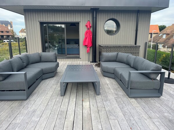 Maison Avec Toit Terrasse Proche De La Plage - Cabourg