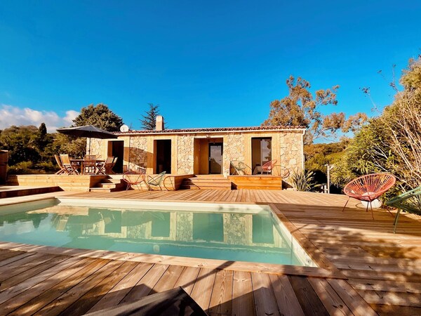 Terrazza Di Ziteddi 8 Pers 4 Chambres Piscine Privée Porto Vecchio - Porto-Vecchio