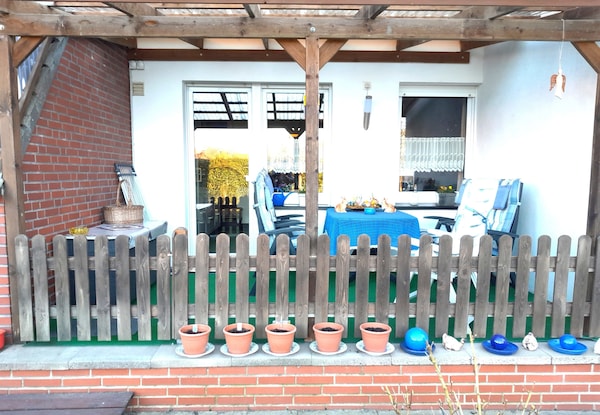 Schöne Eg-wohnung 65qm, Voll Ausgestatt Mit Wunderschönem Garten Und Terrasse - Cloppenburg