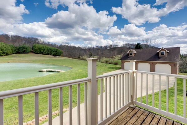 Game Room & On-site Pond: Laurelville Retreat! - Tar Hollow State Forest, Laurelville