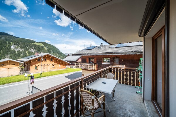 Apartamento 'Le Rooky - 4 Pers' Con Vistas A La Montaña, Balcón Y Wi-fi - Châtel