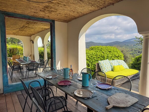 Klimatisierte Wohnung Mit Meerblick  Les Restanques  Schwimmbäder Tennis - Grimaud