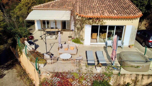Villa Vue Mer, Spa Et Plage Du Ruppione à Pied - Corse