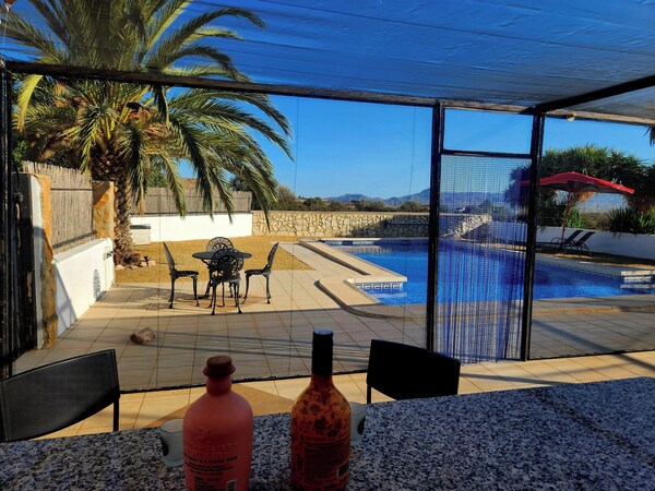 Casita-max 5guests-pool-patio-bbq-parking - Huércal-Overa
