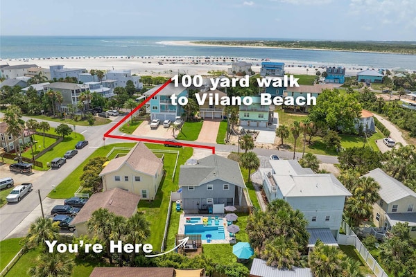 Hot Tub - Private Pool - Vilano Beach - Pets - St. Augustine, FL