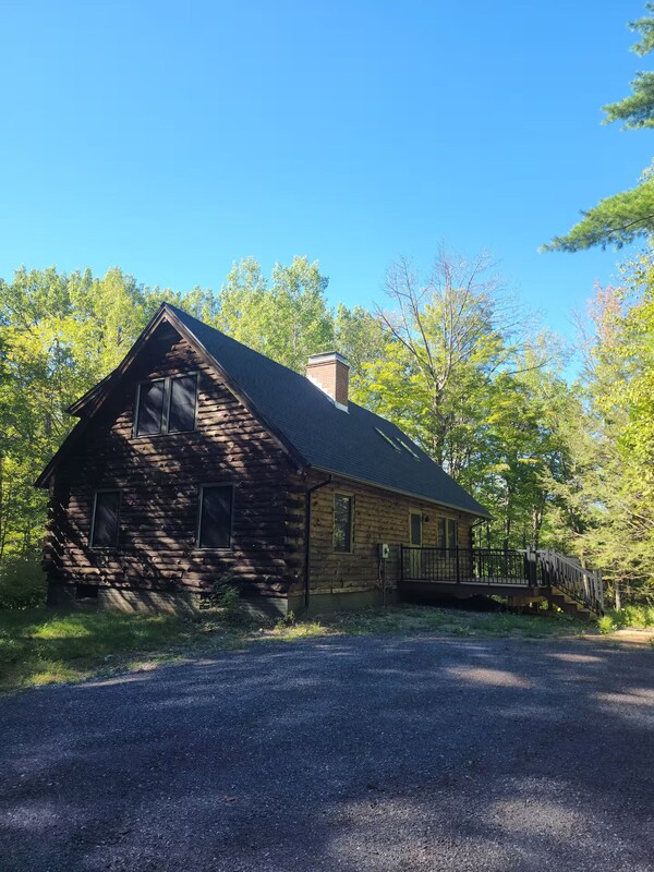 Modern Luxury Log Cabin Near Ski Butternut In Great Barrington - Great Barrington, MA