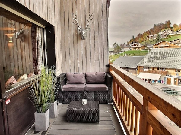 Apartment Facing The Slopes, 2 Bedrooms, Mezzanine Double Bed - Flaine