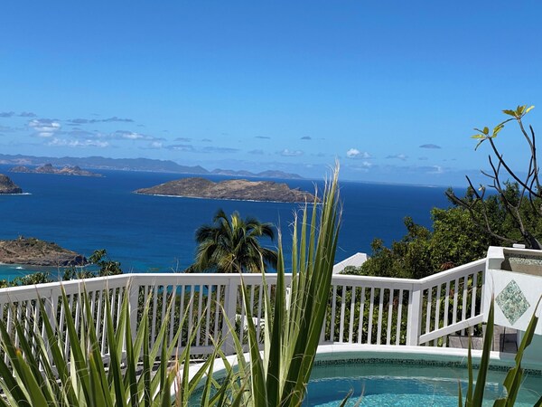 Villa Vagabond, Vue Panoramique & Charme Caribéen à Saint-barth, 3 Chambres - Saint-Barthélemy