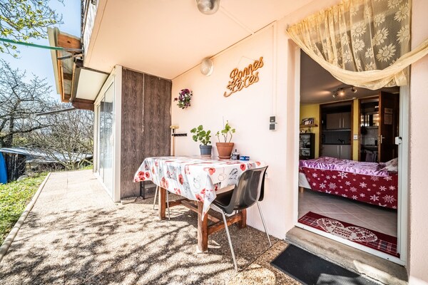 Apartment 'Charmant' With Mountain View, Private Terrace And Wi-fi - Annemasse