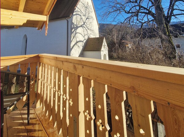 Ferienhaus Bauernhofchalet - Wohnen Auf Zwei Etagen Mit Südterrasse Und Garten - Aschau im Chiemgau