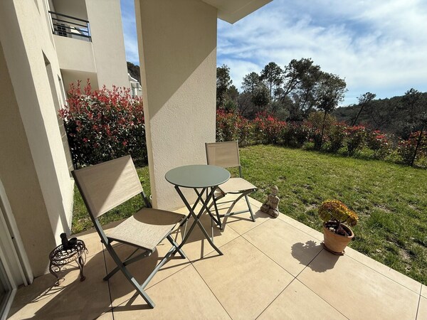 Cosy Flat - Garden - Swimming Pool - Grasse