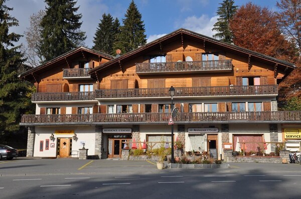The Apartment Is Ideally Located On The Place De La Barboleuse In Gryon, Close To Shops, Restaurants - Gryon