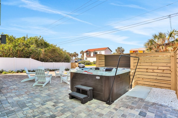 Brand New Oceanfront Home With Private Hot Tub,outdoor Shower And Grill - Flagler Beach, FL