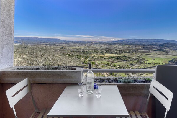 Village House In The Heart Of Gordes With Breathtaking Views Of The Luberon Park - Ménerbes