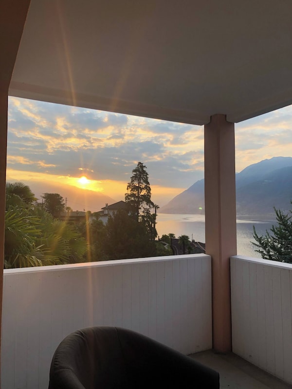 Spektakuläres Penthouse Mit Seeblick Im Zentrum Von Brissago - Ronco sopra Ascona