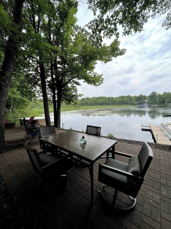 Cozy Lakefront Cabin W/ Stunning Views & Pontoon! - Potato Lake, WI