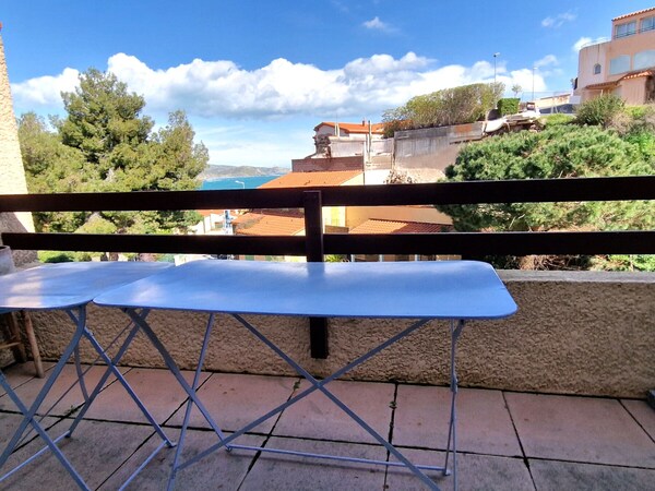 Villa T3 In Banyuls-sur-mer, Terraces, Garage - Banyuls-sur-Mer