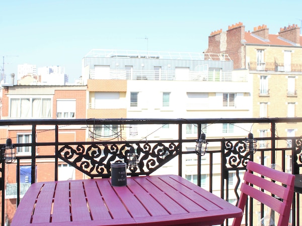 Apartment With Balcony Just Outside Paris - Saint-Ouen