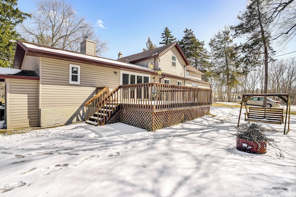 2 Mi To Road America: Pet-friendly Duplex! - Elkhart Lake