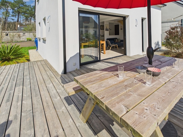 Maison Neuve Avec Terrasse Pour 6 Personnes - Bénodet
