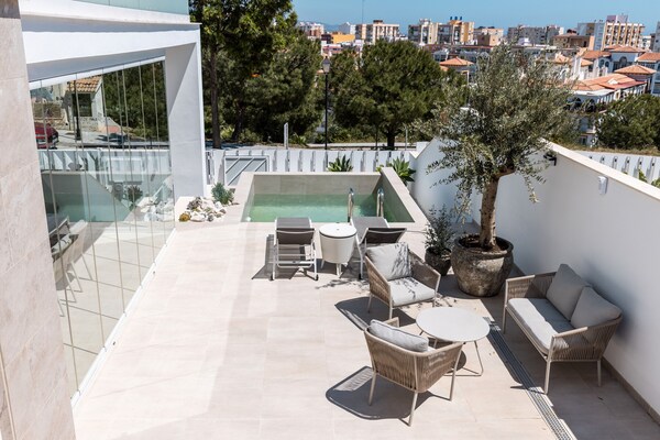 Villa 'Casa Blanca' Mit Meerblick, Wlan Und Klimaanlage - Torre del Mar