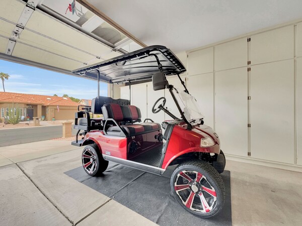 Sun Lakes Spectacular! Golf Cart, Gorgeous Backyard Views - Sun Lakes, AZ
