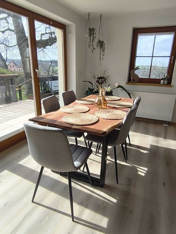 Ferienwohnung Waldblick Mit Pool Und Kinderspielplatz In Seenähe! - Dippoldiswalde