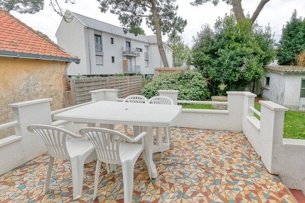 Vakantiehuis 'Sandrine Au Calme Avec Jardin' Met Prive Terras, Prive Tuin En Wi-fi - La Baule-Escoublac