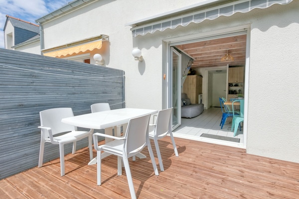 Villa 'Anabel Au Calme Proche Plage' With Private Terrace, Private Garden And Wi-fi - Batz-sur-Mer