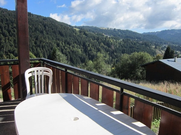 Chalet Individual En Les Gets - 8 Pers, Bus De Esquí, Garaje, Balcón Grande Al Sur - Saint-Jean-d'Aulps