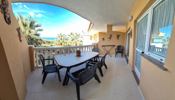 Beautiful Apartment In 1st Line With Sea View, Swimming Pool And Palm Trees - Piles