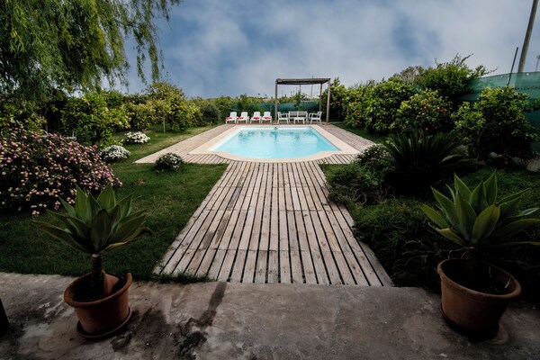 Els Tarongers, With Garden And Swimming Pool - Búger