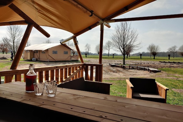 Glamping Tent With Ac And A View Of The Kuinderbos - Lemmer