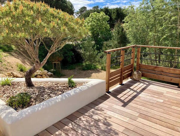 Terrasse Dexception-calme-forêt-spa-proxi Plages - Saint-Jean-de-Monts