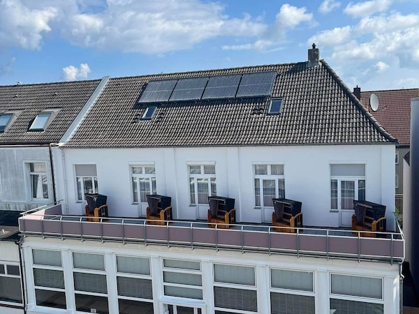 Doppelzimmer Dusche/wc Buffetfrühstück - Logierhaus Extra - Norderney