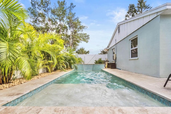 70s-inspired Home  Pool, By Beach - St. Petersburg, FL