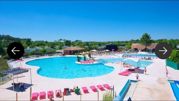 Mobile Home 6 To 8 Pers. Camping La Reserve4 In Gastes (40) - Parentis-en-Born