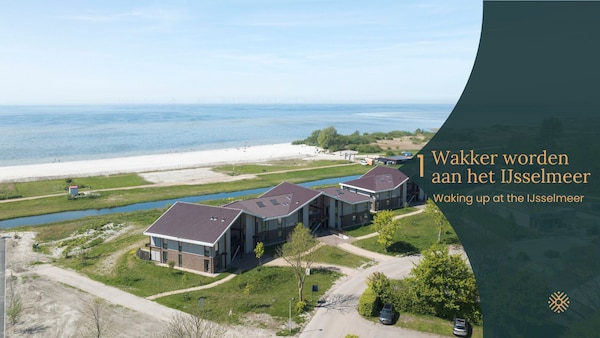 Geniet Van Een Luxe 4-persoons Villa Vlak Bij Het Water, Met Twee Slaapkamers, Twee Badkamers En Een Zonnige Tuin Met Loungeset. - Workum