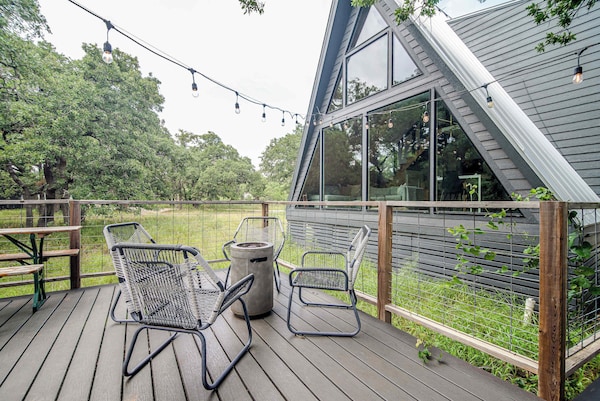A-frame In Nature, Minutes From Main, Sauna Access - Fredericksburg, TX
