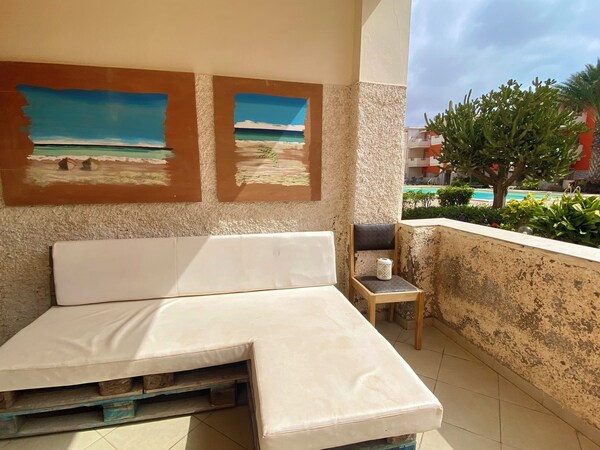 Appartement 2 Chambres Avec Piscine Partagée - Cap-Vert
