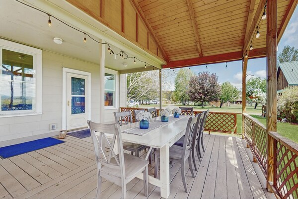 Spacious Ranch Home On Long Hollow Ranch, W/ Hot Tub, Wifi, Access To Trails - Oregón
