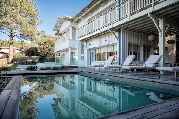Sumptuous Villa With Bassin View At Pyla Sur Mer - Arcachón