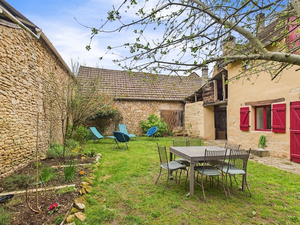Charmantes Steinhaus Für 6  Valojoulx - Montignac