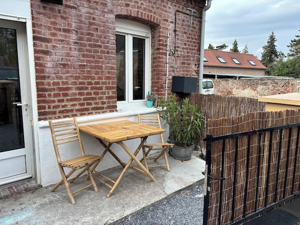 Fully Renovated, Air-conditioned Farmhouse With Jacuzzi - Département Pas-de-Calais