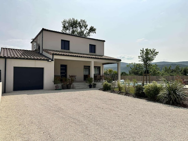 Modern Villa With Private Pool In Vallon-pont-d'arc - 8 People - Vallon-Pont-d'Arc