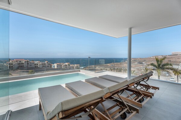 Vakantievilla 'Callao Sunset View' Met Uitzicht Op Zee, Wifi En Airconditioning - Guía de Isora